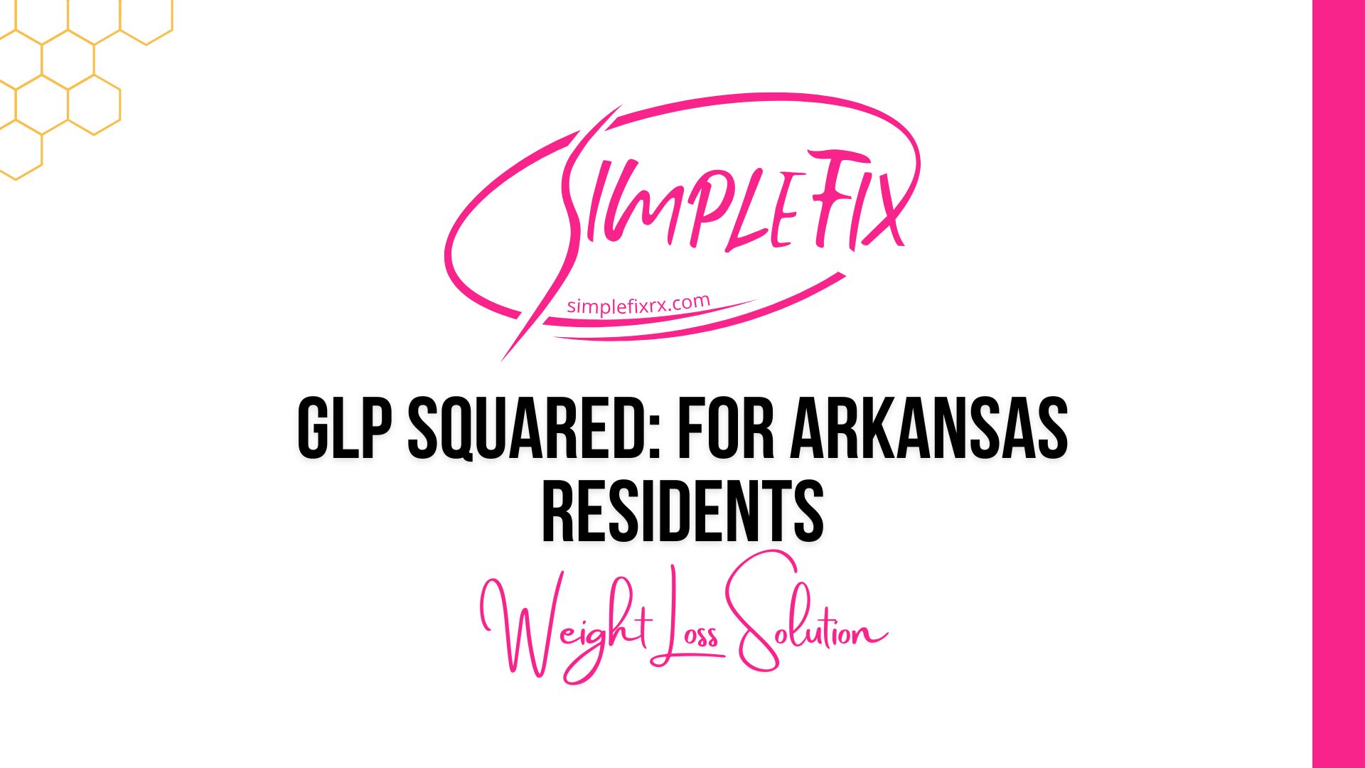 GLP Squared Weight Loss Solutions in Arkansas | SimpleFix Rx